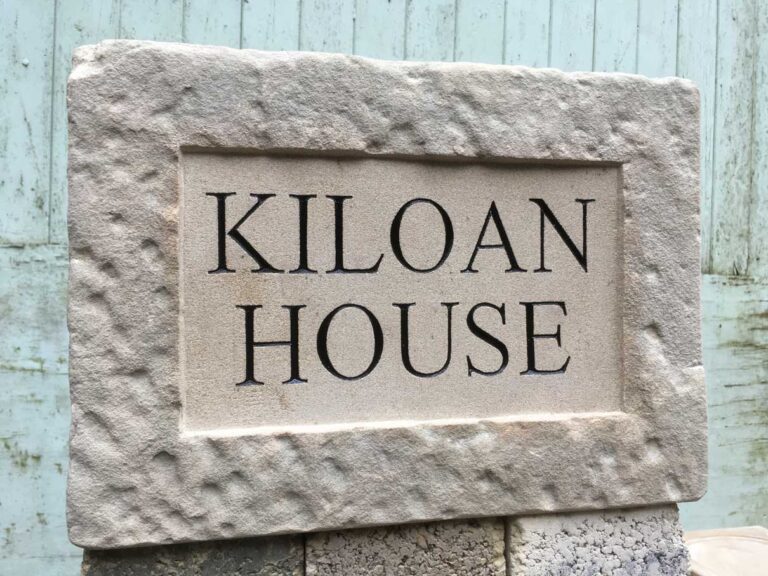 Large stone signs suitable for building into structures. | Hand Carved ...