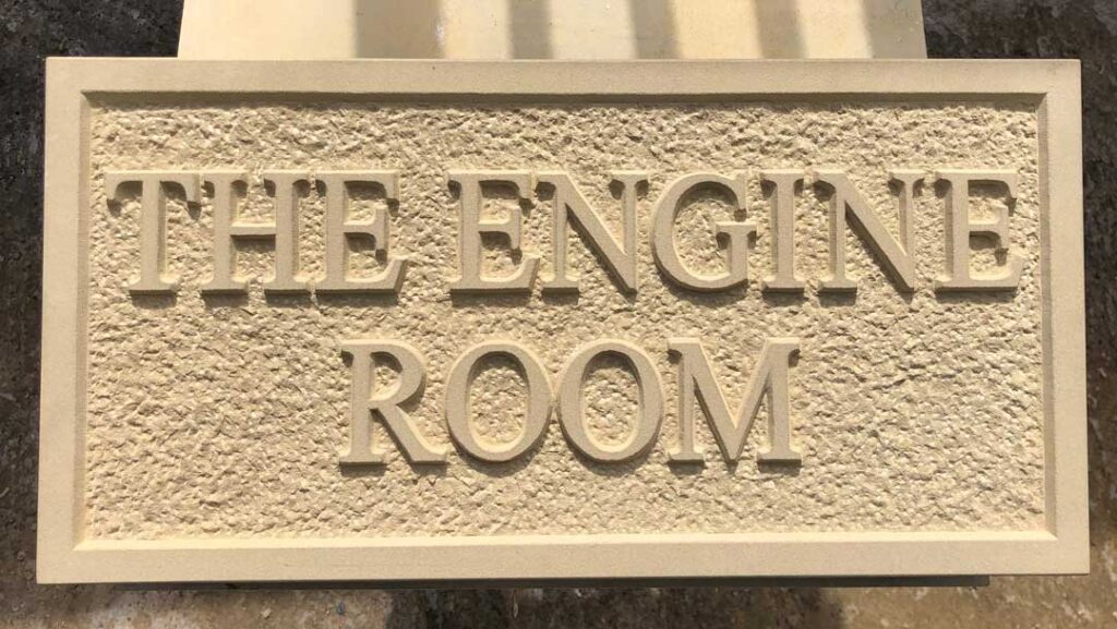 Large stone signs suitable for building into structures. | Hand Carved ...