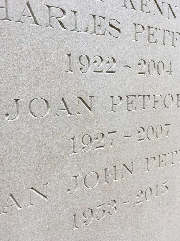 Quality traditional sandstone memorials hand carved in West Yorkshire ...